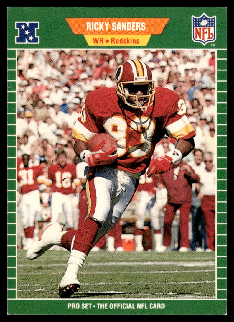 1989 Pro Set Ricky Sanders #435 on Kronozio