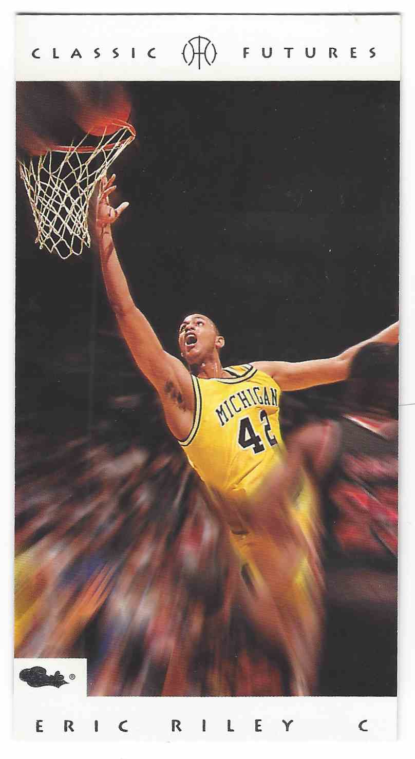 1993-94 Classic Futures Eric Riley #65 on Kronozio