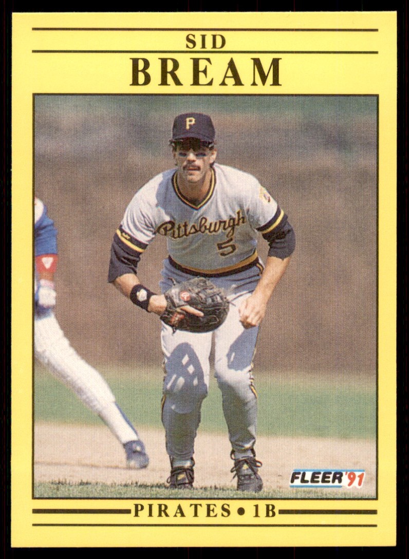 1991 Fleer Sid Bream #35 on Kronozio