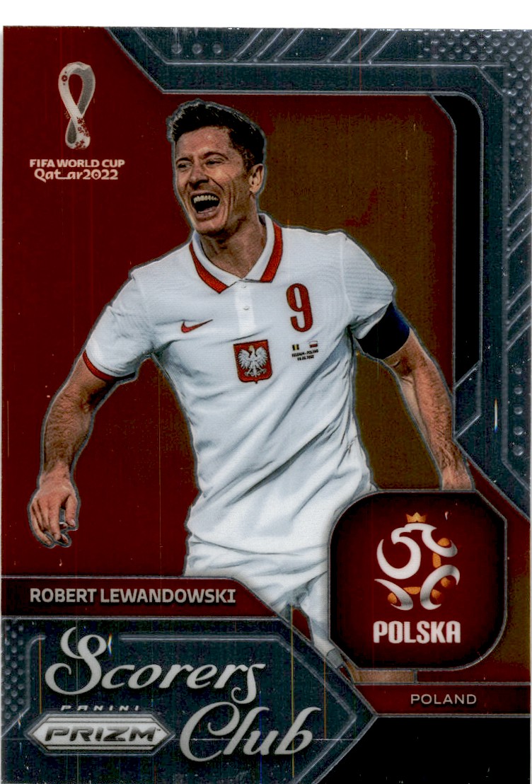 2022 Panini Prizm World Cup Robert Lewandowski #9 on Kronozio