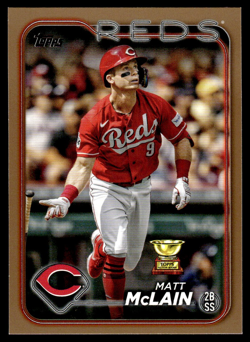 2024 Topps Series 1 Gold Matt McLain #327 on Kronozio