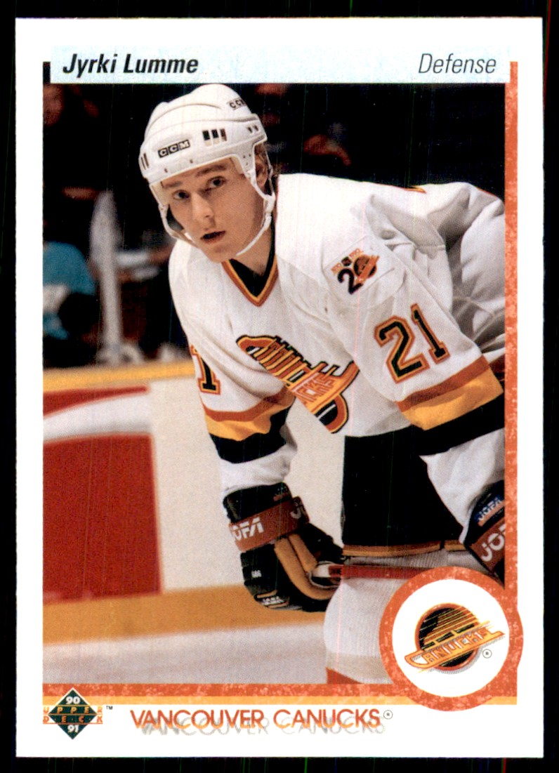 1990-91 Upper Deck Jyrki Lumme #297 on Kronozio