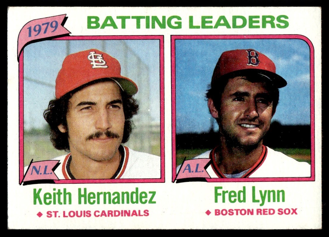 1980 Topps Baseball Card 1979 Batting Leaders - Keith Hernandez/Fred ...