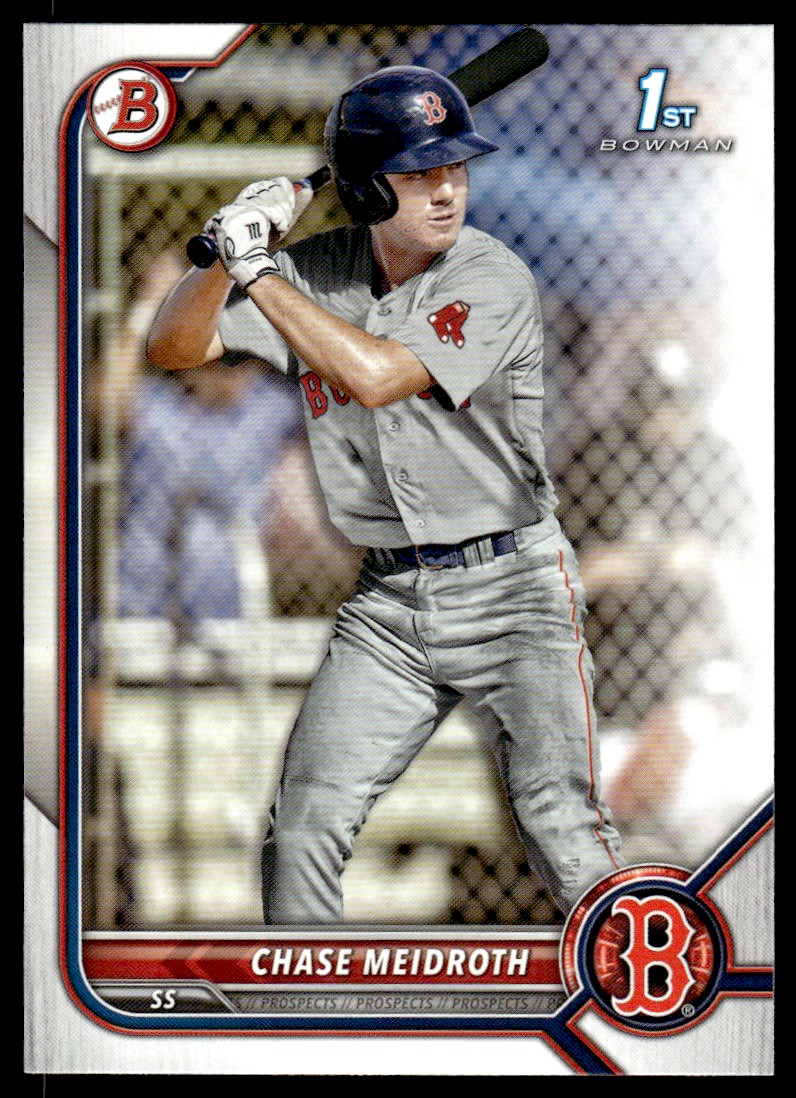 2022 Bowman Draft Baseball 1st Chase Meidroth #BD-92 on Kronozio