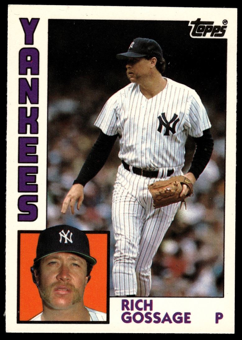 1984 Topps Tiffany Rich Gossage #670 on Kronozio