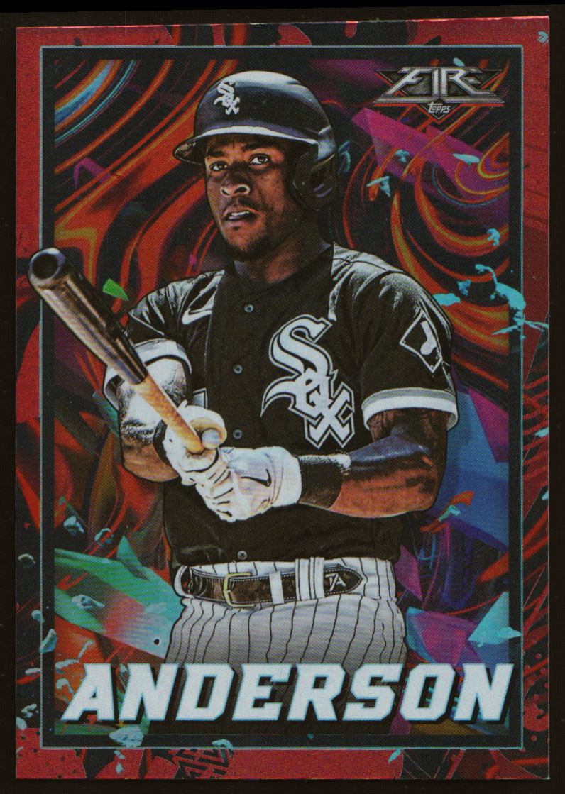2022 Topps Fire Flame Tim Anderson #31 on Kronozio