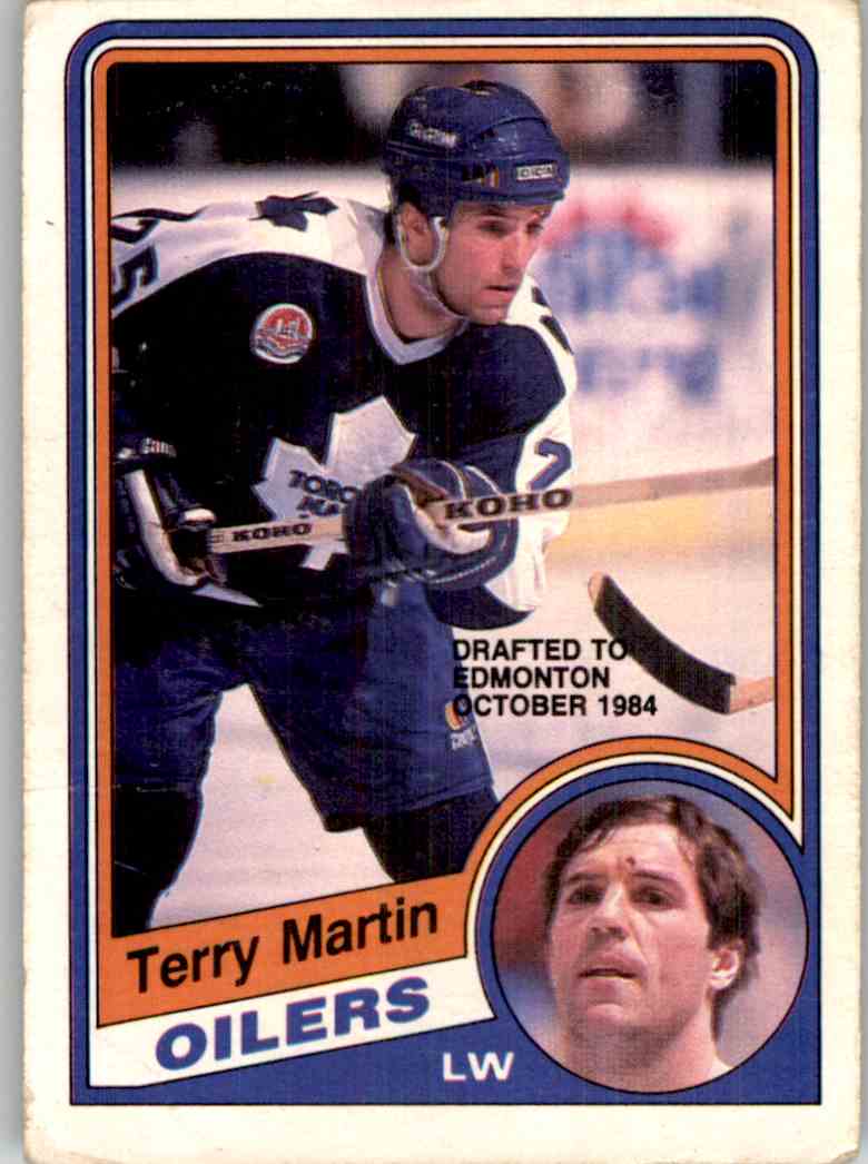 1984-85 O-Pee-Chee Terry Martin #306 on Kronozio