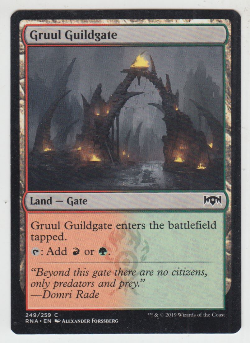 2019 Magic The Gathering Gruul Guildgate #249 on Kronozio