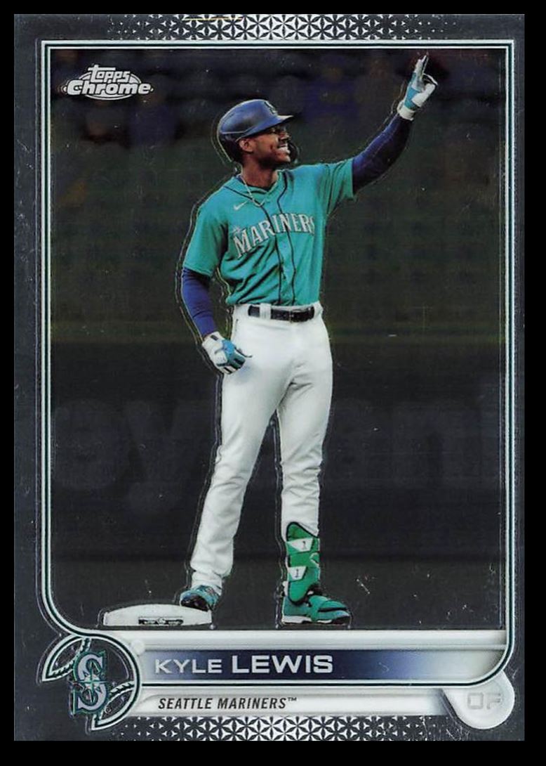 2022 Topps Chrome Kyle Lewis #102 on Kronozio