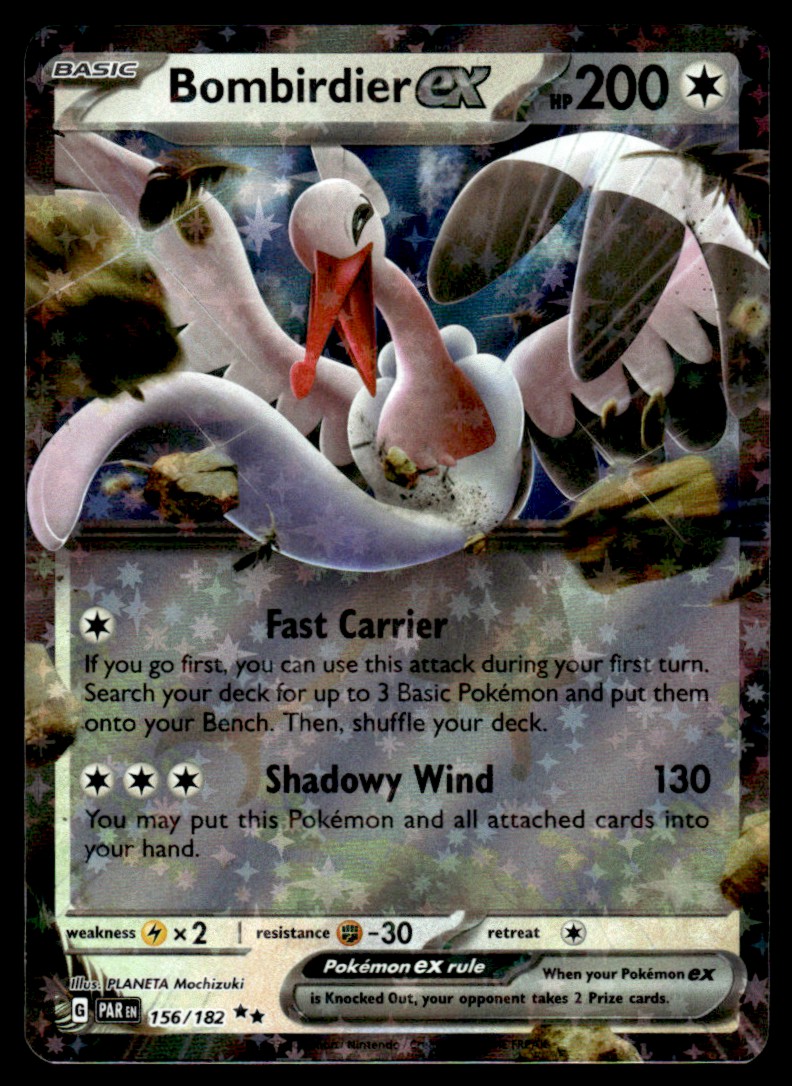 2023 Paradox Rift - Pokemon Bombirdier ex #156/182 on Kronozio