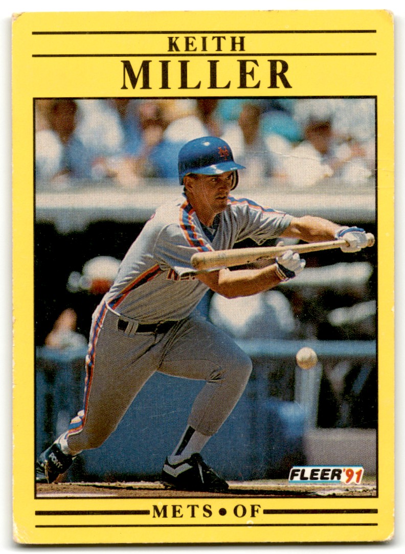 1991 Fleer Keith Miller #155 on Kronozio