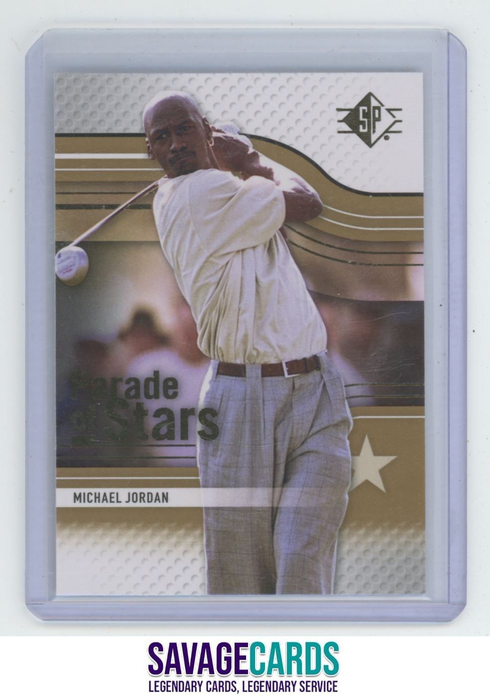 2012 SP Golf Parade of Stars Michael Jordan #61 on Kronozio