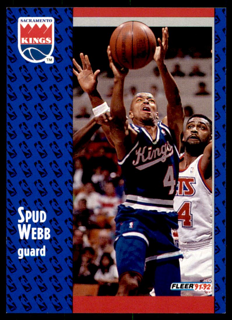 1991-92 Fleer Spud Webb #352 on Kronozio