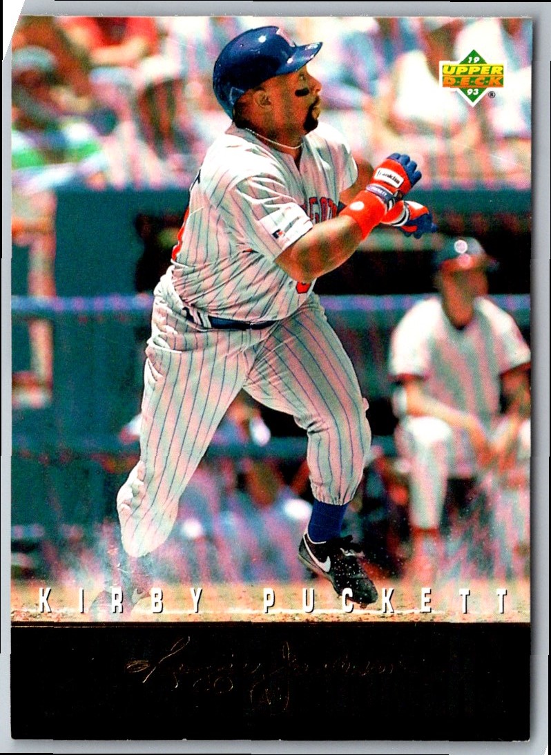 1993 Upper Deck Reggie Jackson's Clutch Performers Kirby Puckett #R17 ...