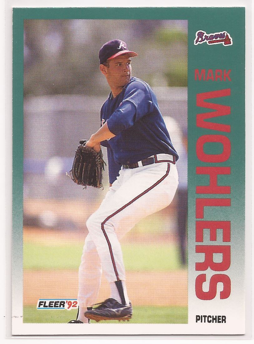 1992 Fleer Mark Wohlers #374 on Kronozio