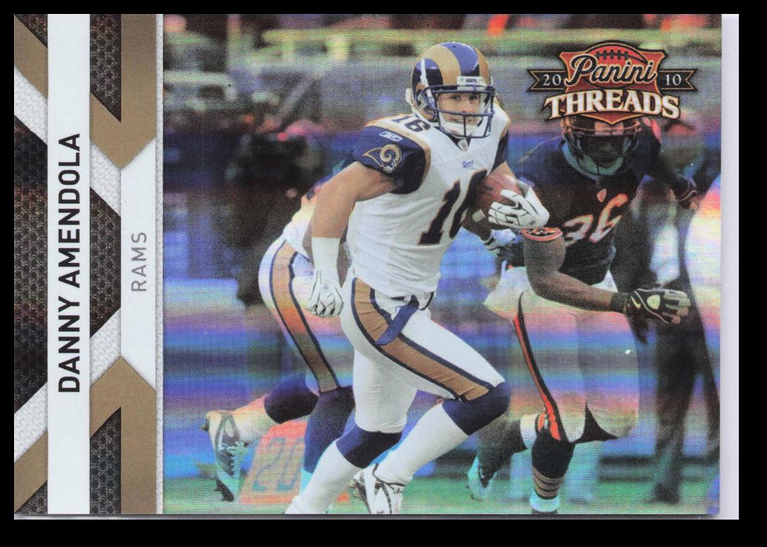 2010 Panini Threads Gold Holofoil Danny Amendola #134 on Kronozio