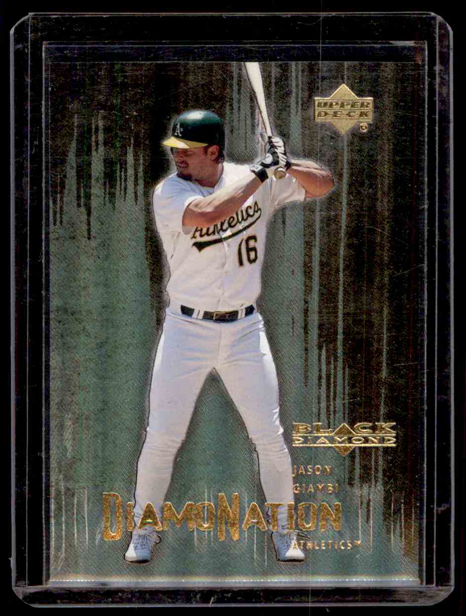 2000 Upper Deck Black Diamond Diamonation Jason Giambi #D3 on Kronozio