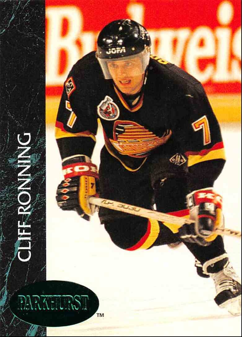 1992-93 Parkhurst Emerald Ice Cliff Ronning #193 on Kronozio