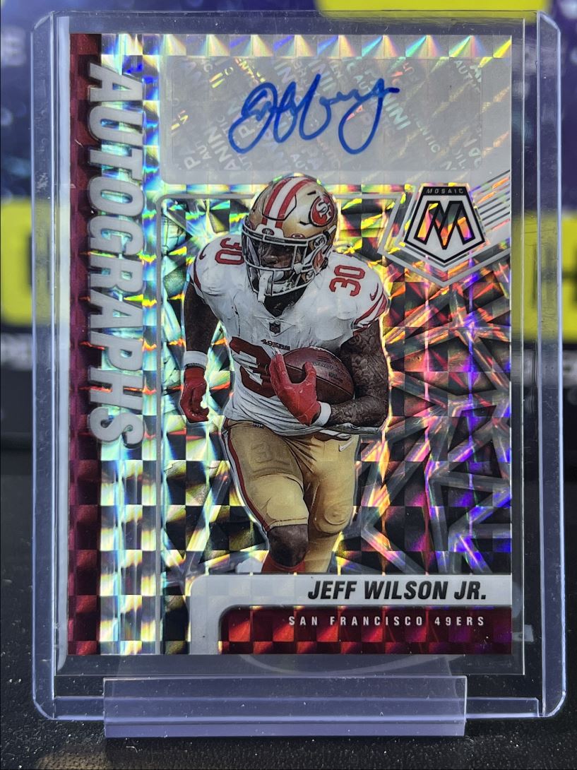 2021 Mosaic Autograph Jeff Wilson Jr. #A-JWJ on Kronozio