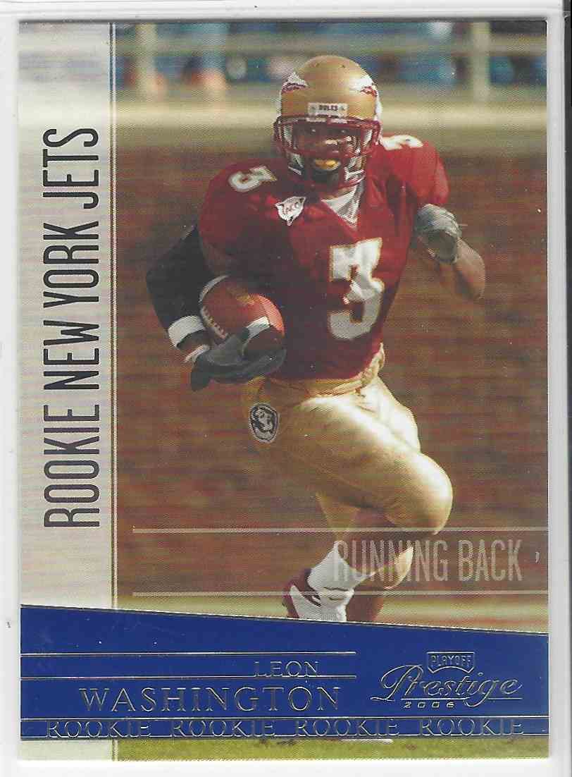 2006 Playoff Prestige Leon Washington #216 on Kronozio