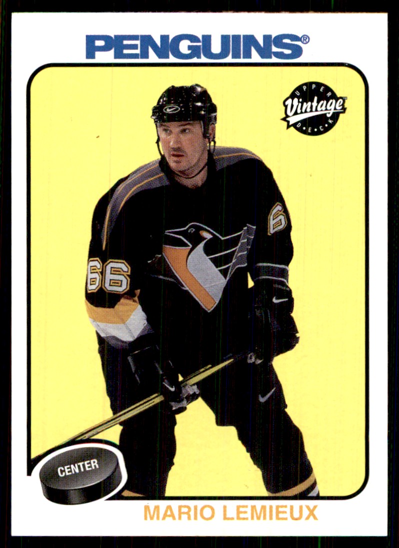 2001-02 Upper Deck Vintage Mario Lemieux #201 on Kronozio