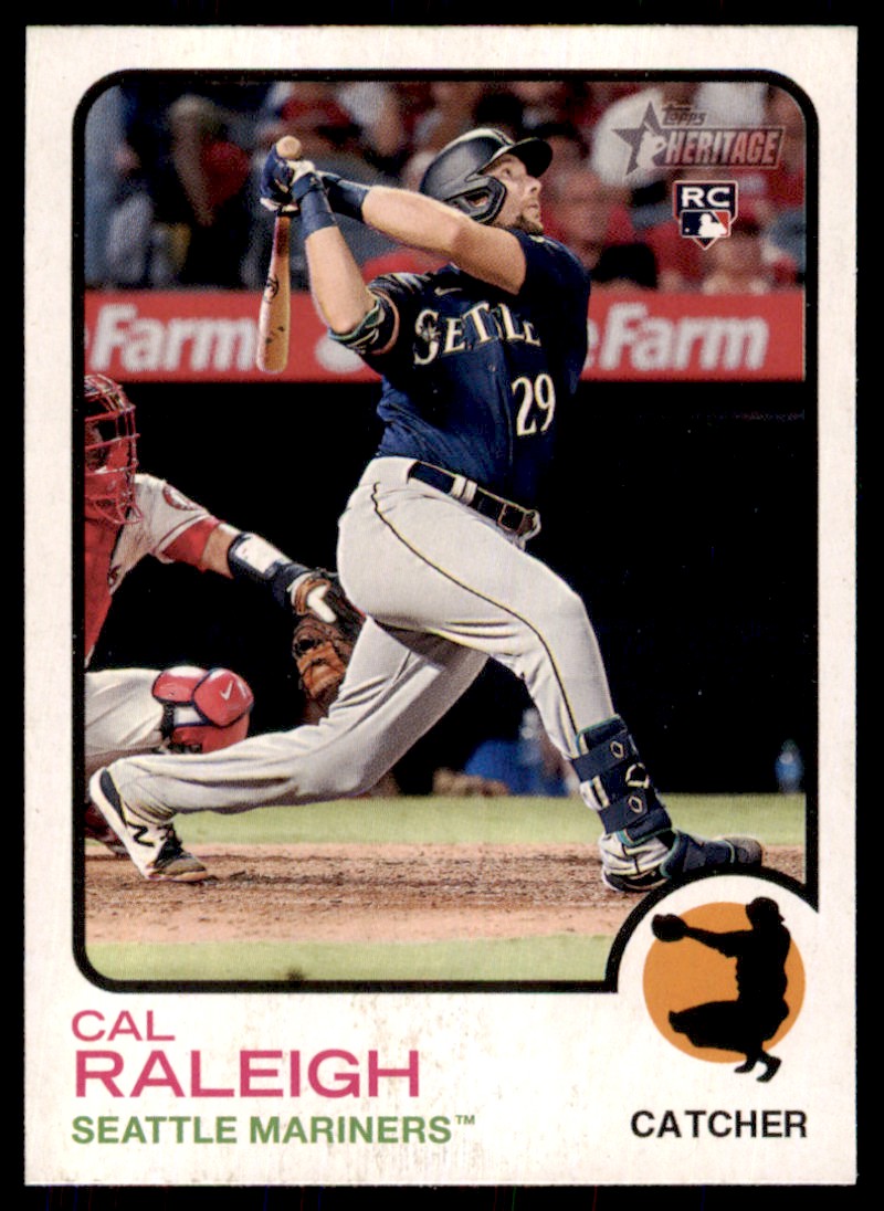 2022 Topps Heritage Cal Raleigh #367 on Kronozio