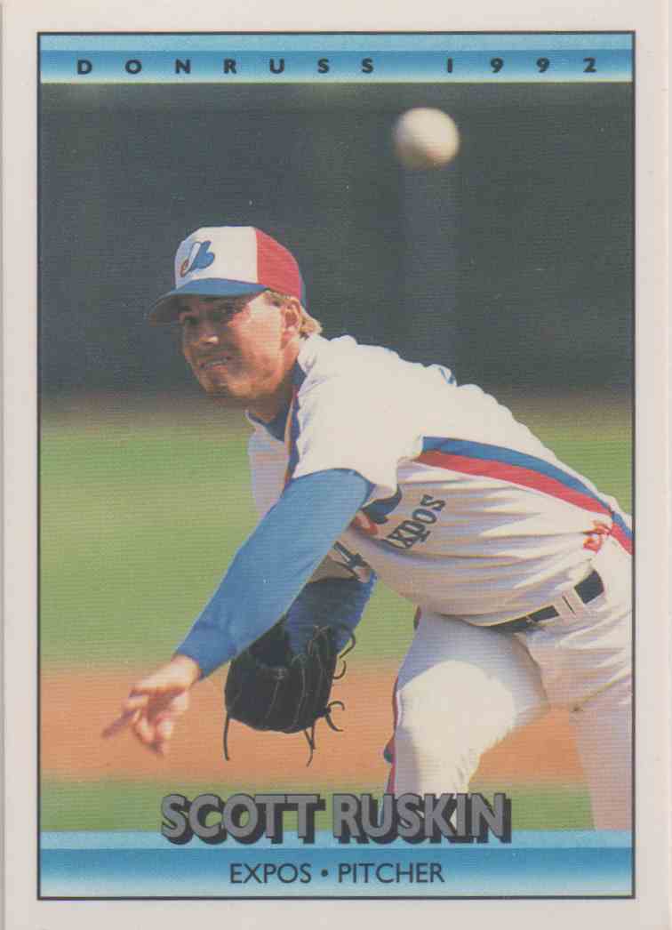 1992 Donruss Scott Ruskin #394 on Kronozio