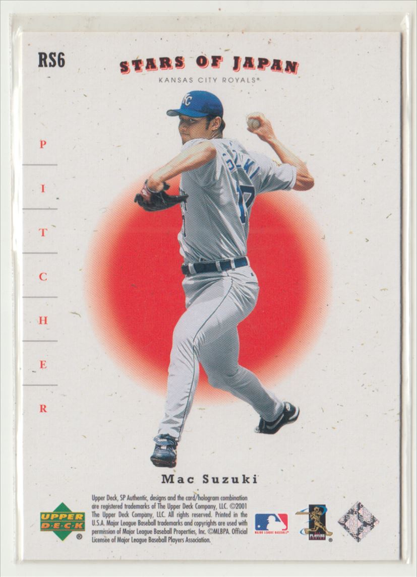 2001 SP Authentic Stars of Japan T.Shinjo/M.Suzuki #RS6 on Kronozio