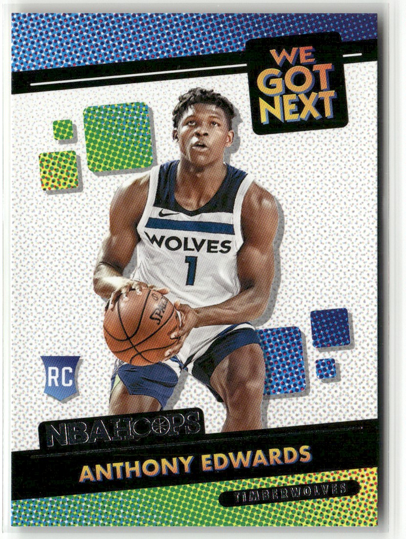 2020-21 Hoops Anthony Edwards #1 on Kronozio