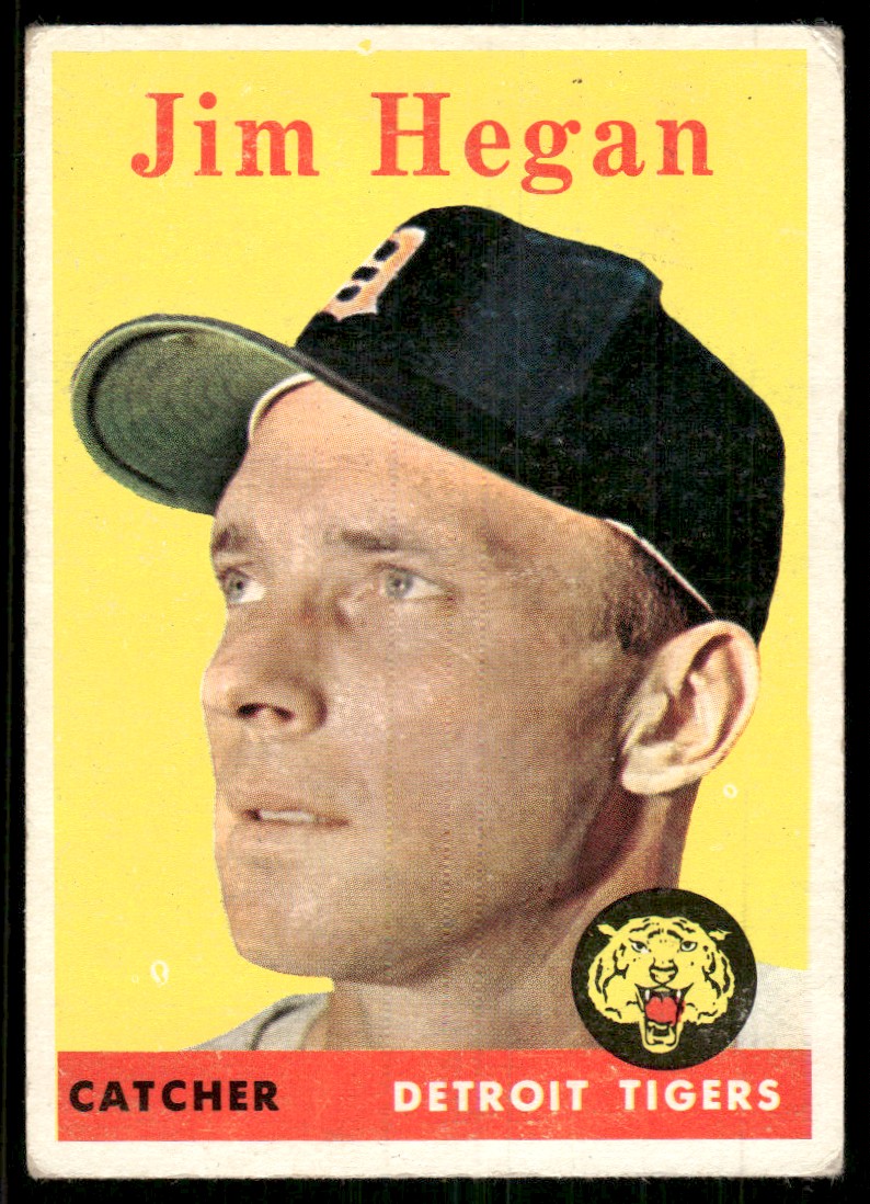 1958 Topps Jim Hegan #345 on Kronozio