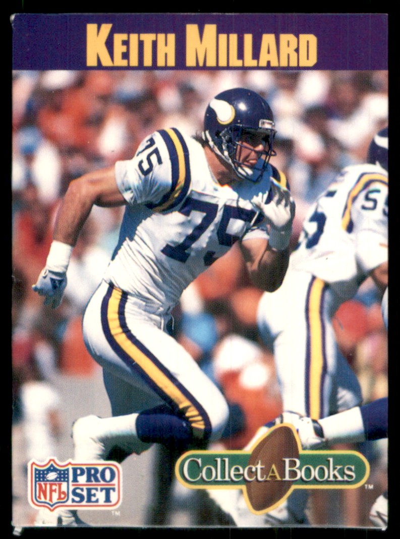 1990 Pro Set Collect-A-Books Football Card Keith Millard #9 on Kronozio