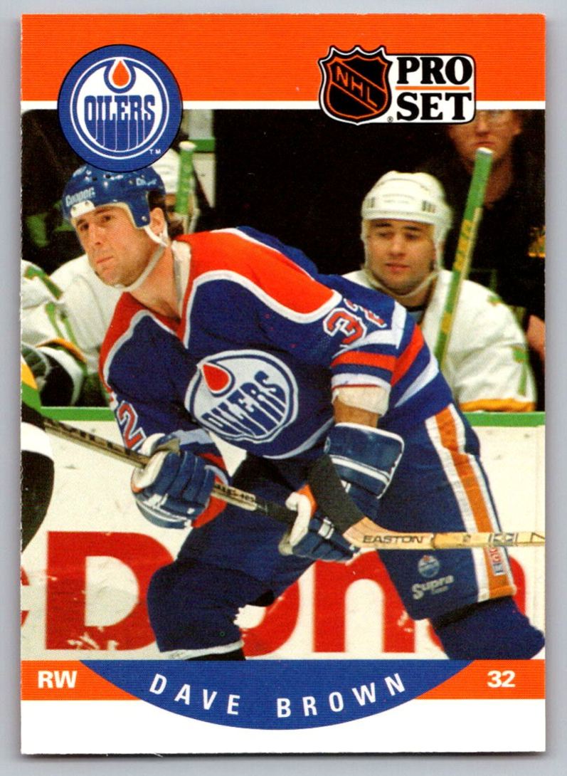 1990-91 Pro Set Dave Brown #440 on Kronozio