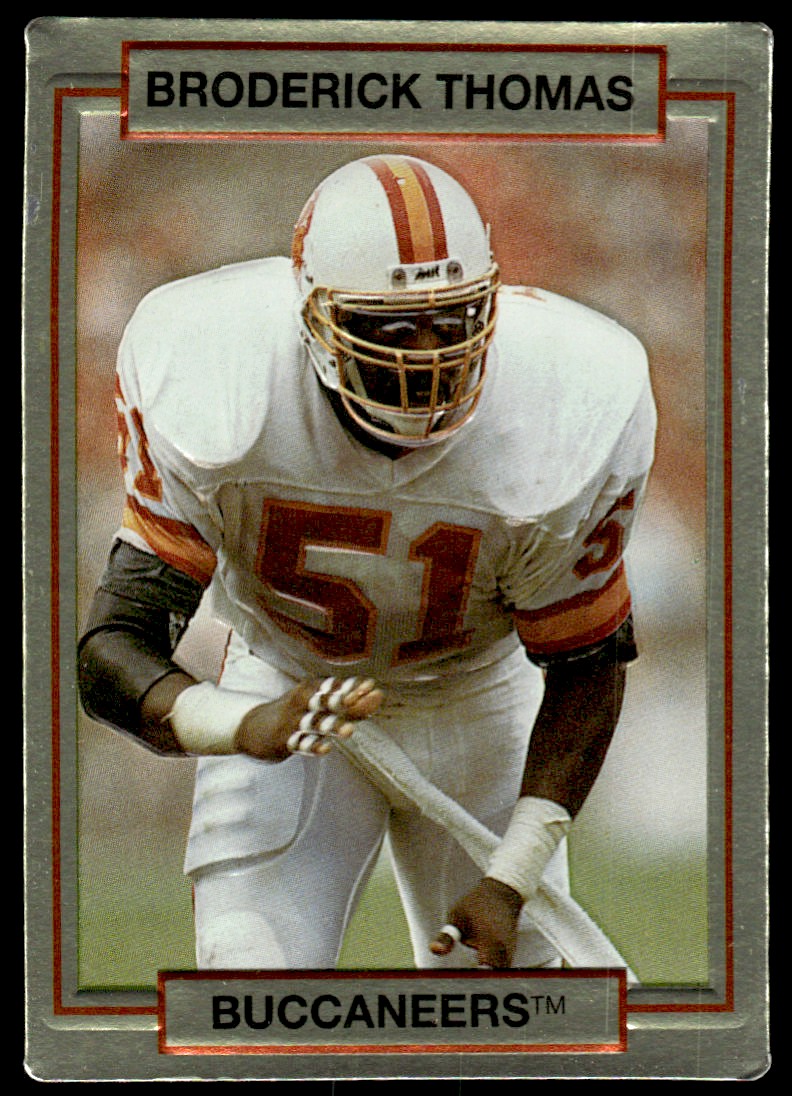 1990 Action Packed Rookie Update Broderick Thomas #80 on Kronozio