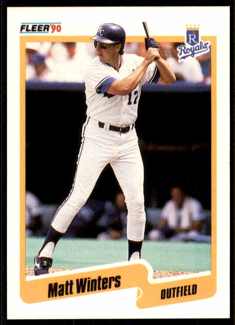 1990 Fleer Matt Winters #124 on Kronozio