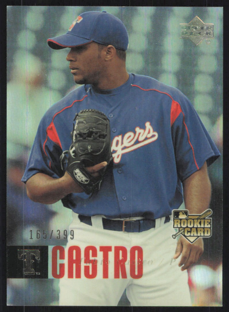 Fabio Castro 2006 Upper Deck Rookie Foil Silver #959 165/399 Texas ...