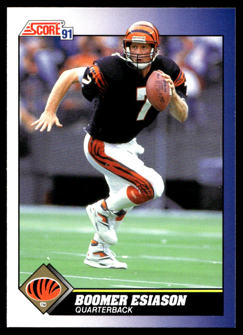 1991 Score Boomer Esiason #7 on Kronozio
