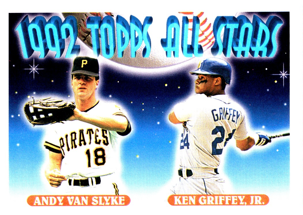1993 1992 Topps All Stars Andy Van Slyke/Ken Griffey Jr. #405 on Kronozio