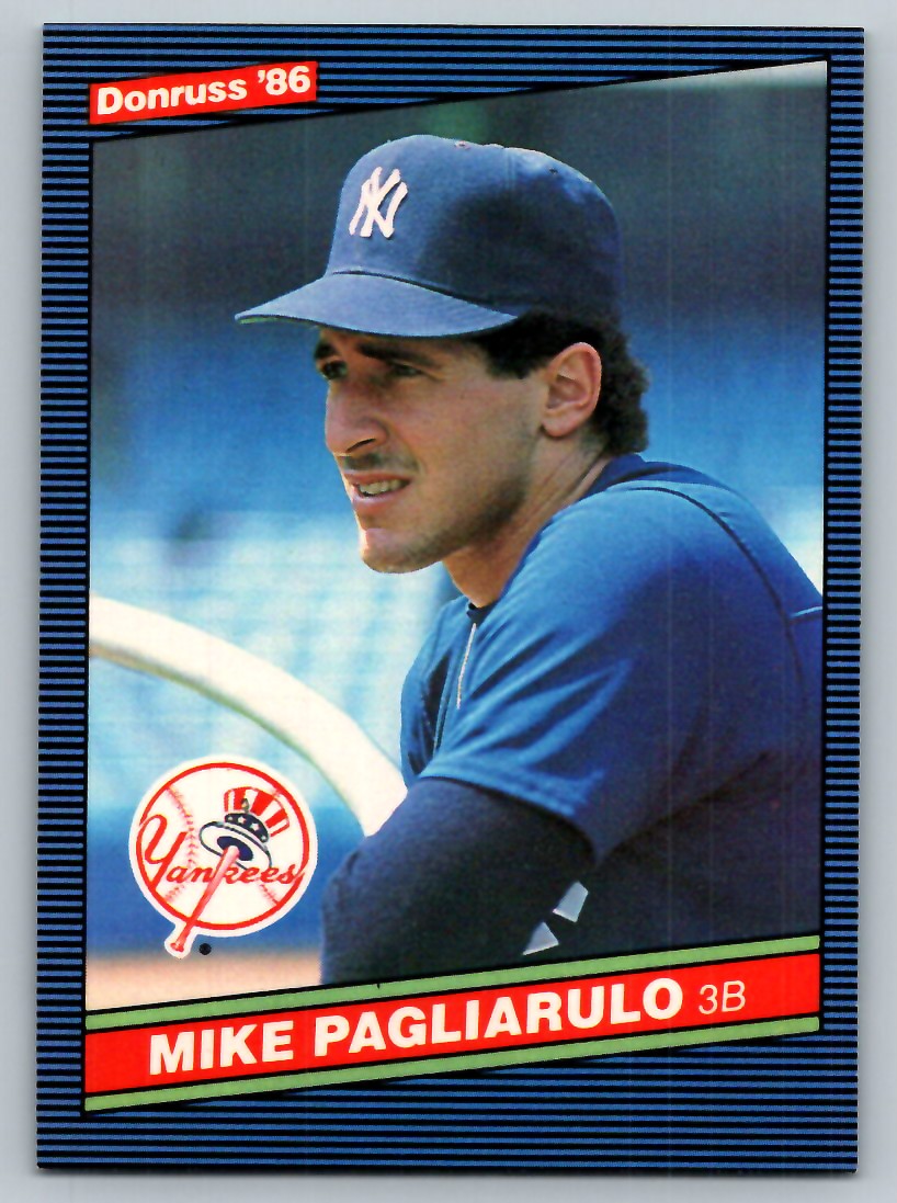1986 Donruss Mike Pagliarulo #152 on Kronozio