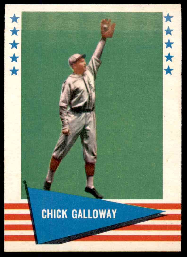 1961 Fleer Baseball Greats Chick Galloway #108 on Kronozio