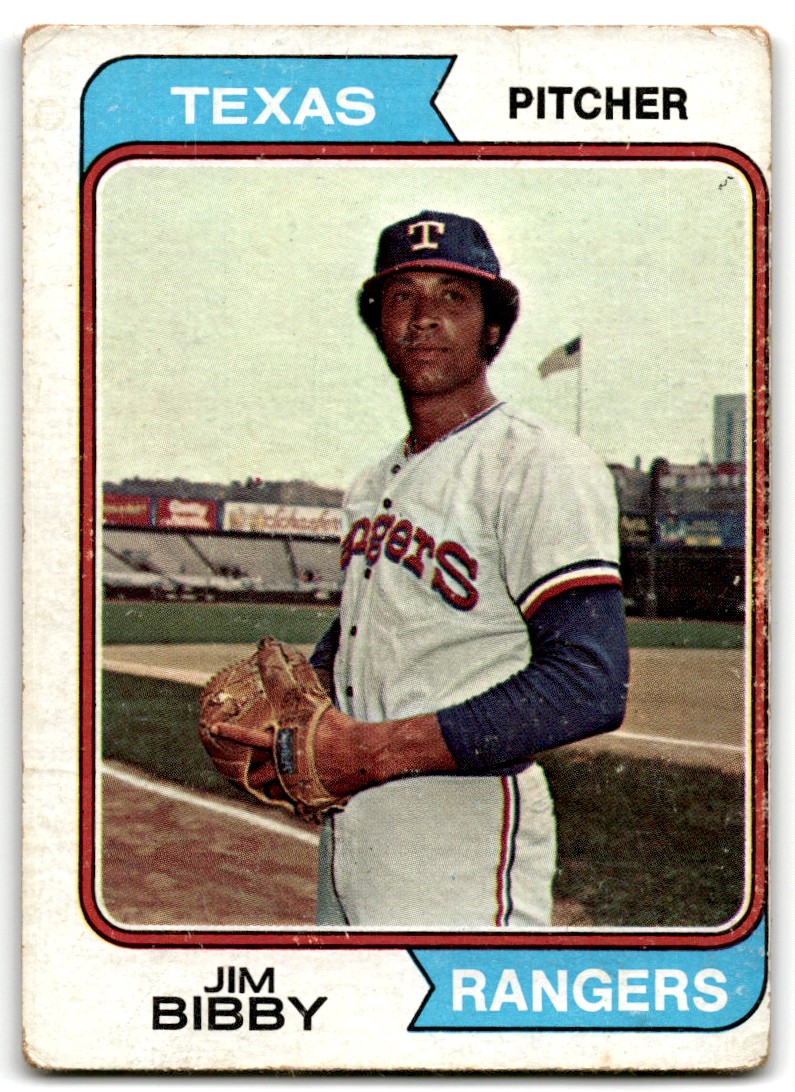 1974 Texas Rangers Picture Pack Jim Bibby #1 on Kronozio