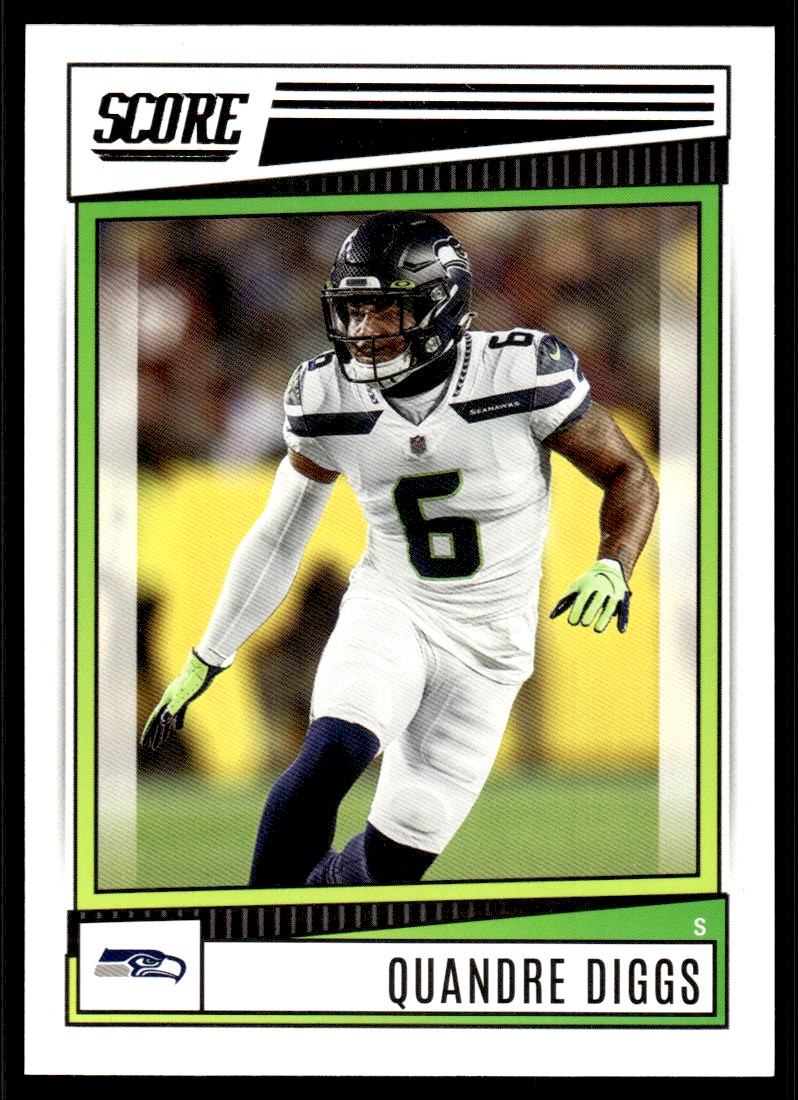 2022 Score Quandre Diggs #177 on Kronozio