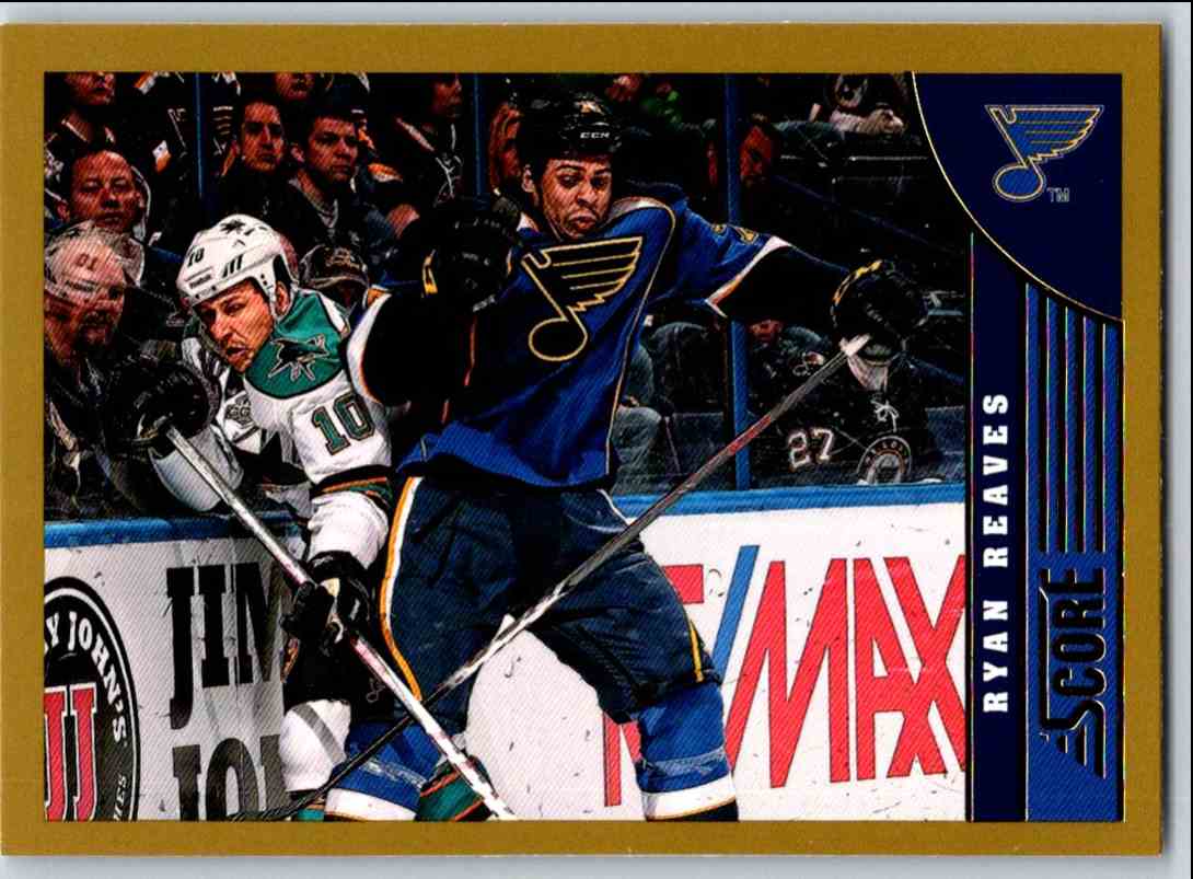2013-14 Score Gold Ryan Reaves #453 on Kronozio