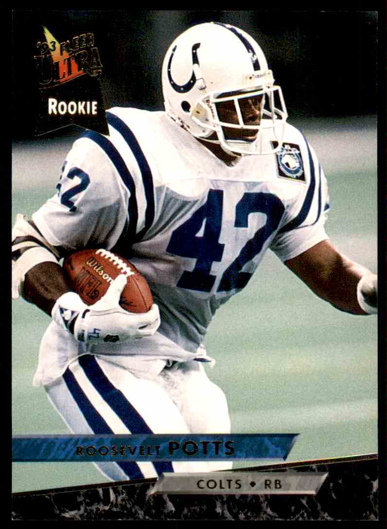 1993 Fleer Ultra Roosevelt Potts #189 on Kronozio