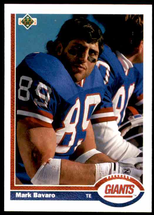 1991 Upper Deck Mark Bavaro #286 on Kronozio