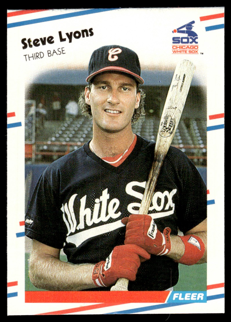 1988 Fleer Steve Lyons #405 on Kronozio