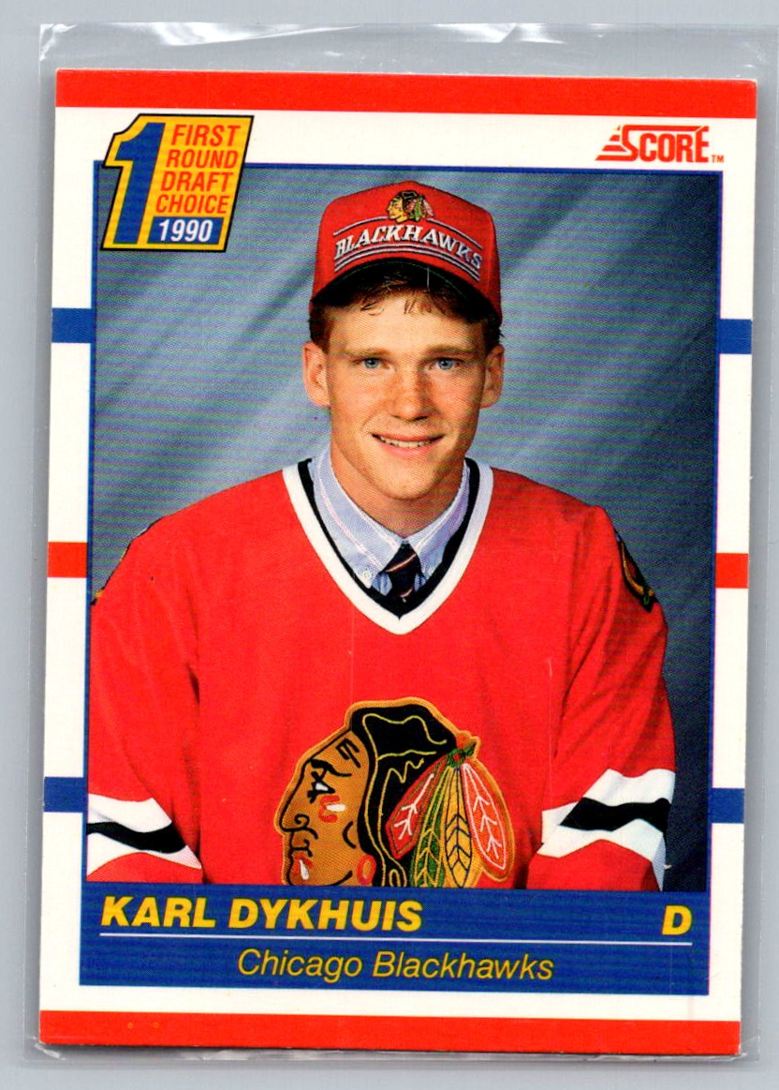 1990-91 Score Karl Dykhuis #437 on Kronozio