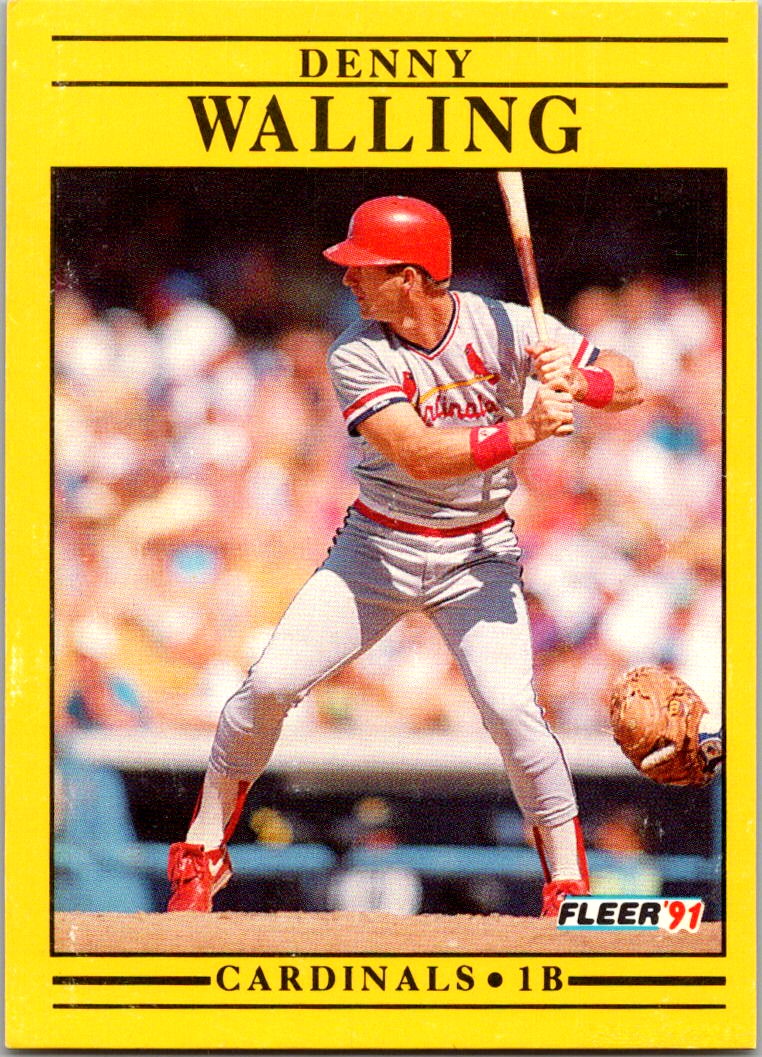 1991 Fleer Denny Walling #651 on Kronozio