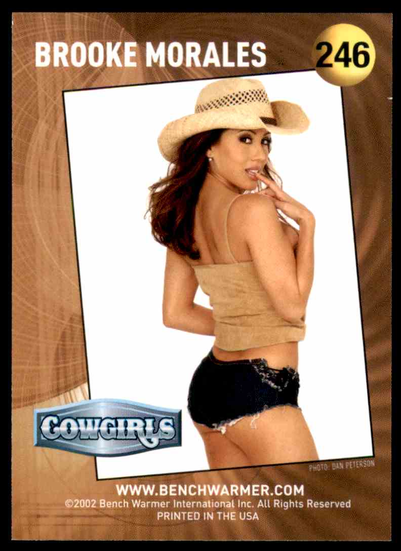 2002 Bench Warmer Brooke Morales/Cowgirls #246 on Kronozio