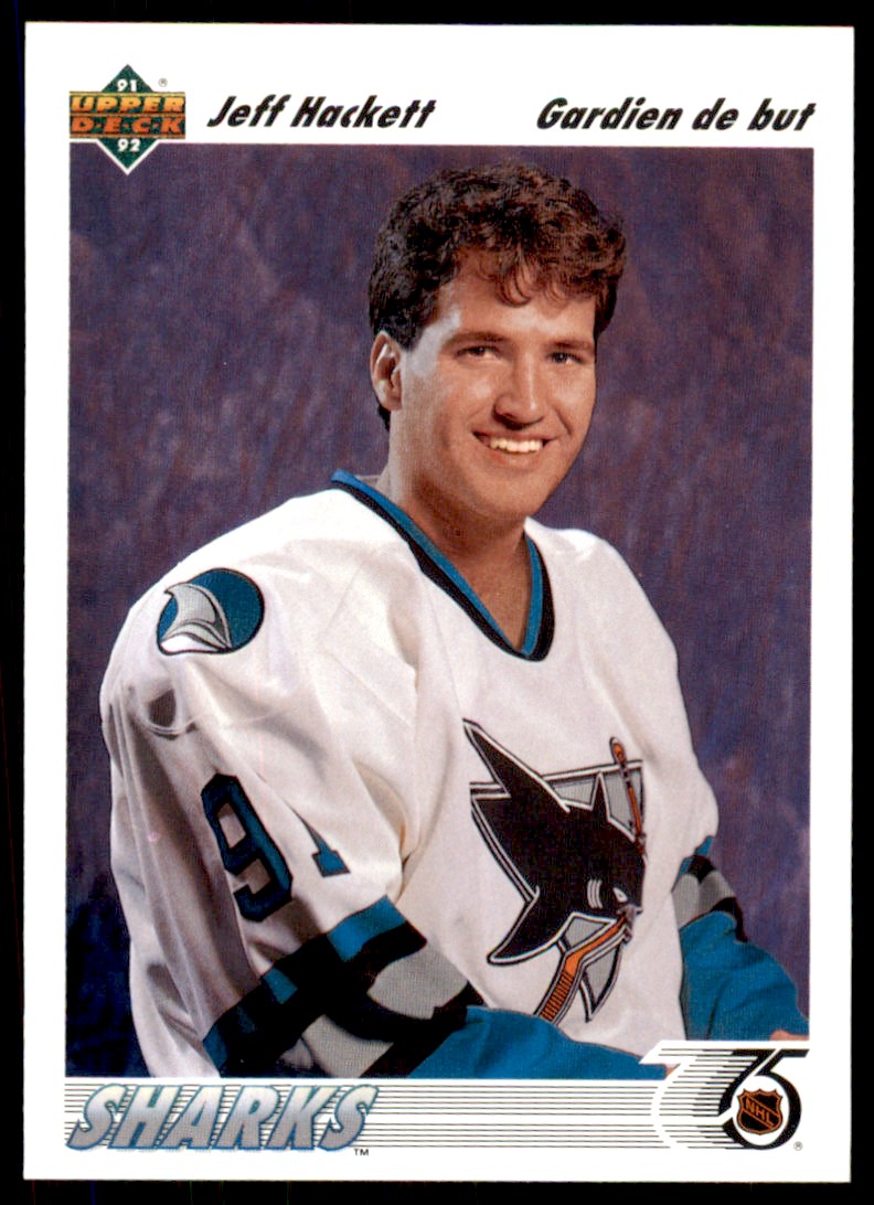 1991-92 Upper Deck Jeff Hackett #58 on Kronozio