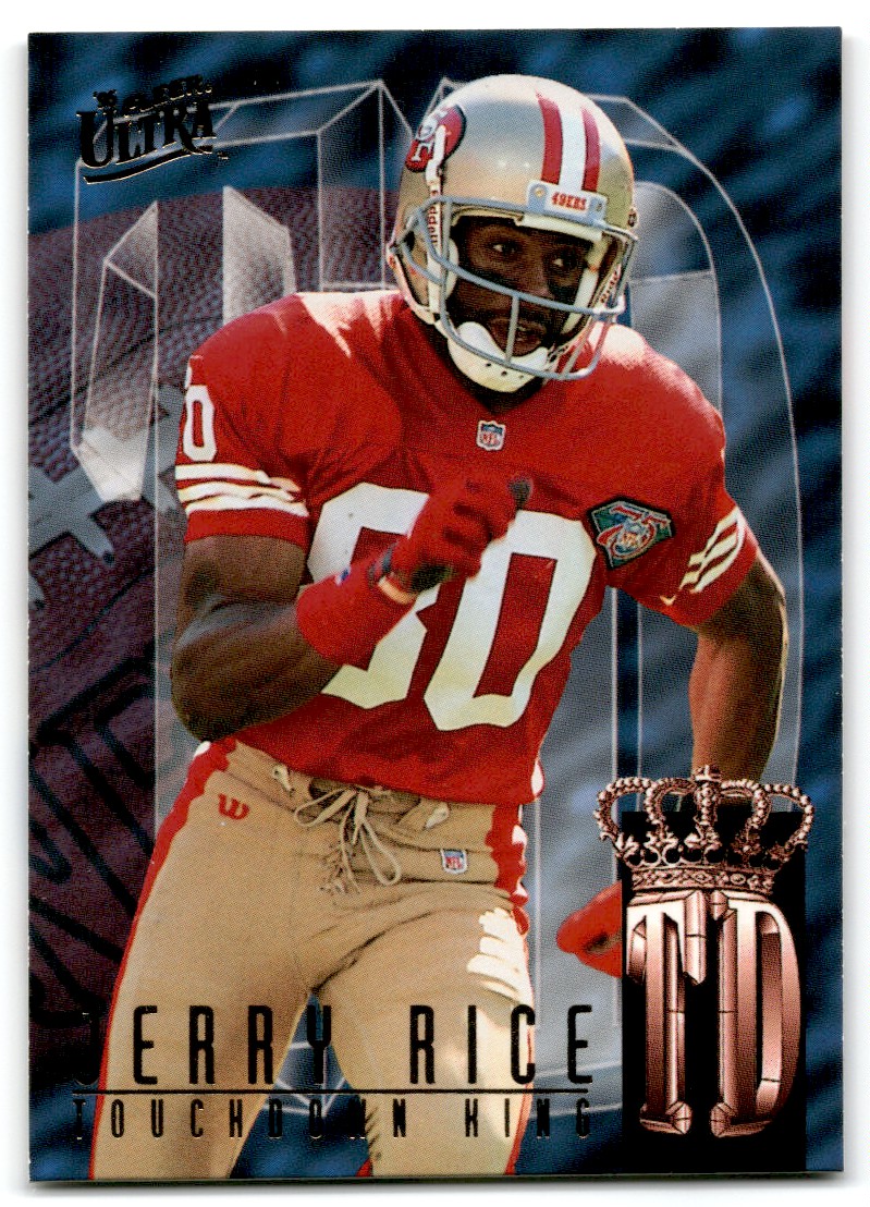 1995 Fleer Ultra TD King Jerry Rice #6 on Kronozio